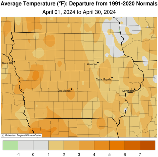 Monthly Weather Report | Iowa Department of Agriculture and Land ...